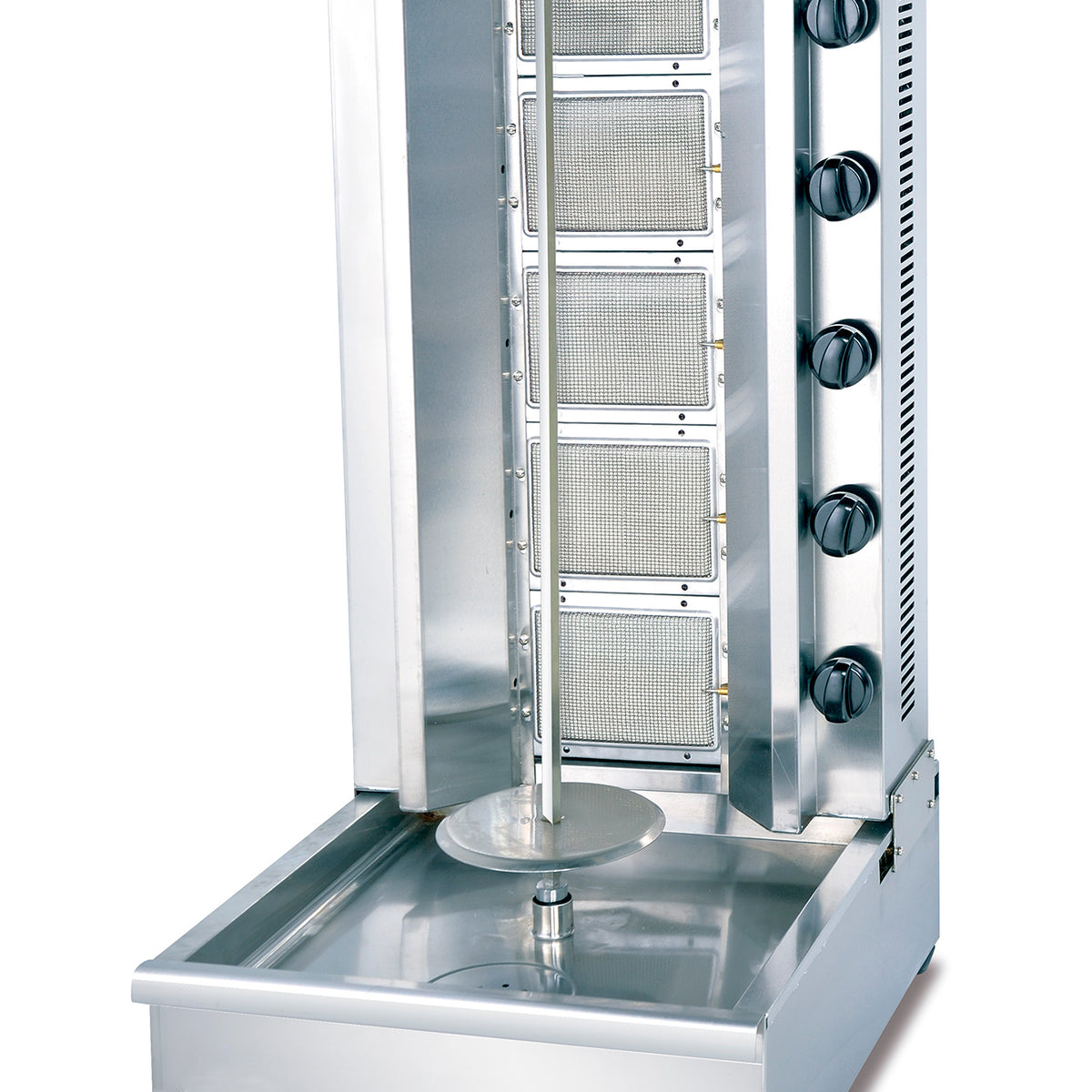 WG-1050 – Gas Kebab Machine – 5 Burners – 25–40 kg Capacity – My Store